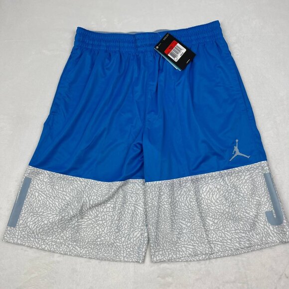 Jordan | Shorts | Air Jordan Drifit Shorts Men Large Blue Gray Jumpman ...